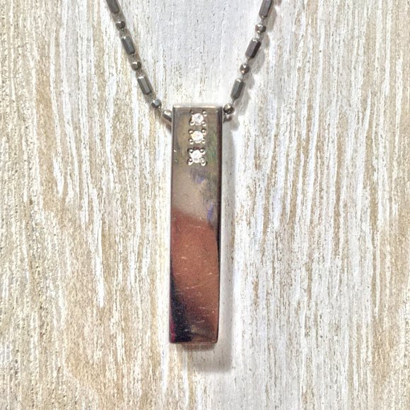 bloom | Jewelry | Bloom Nyc Fine Titanium Barrectangle Pendant Three ...